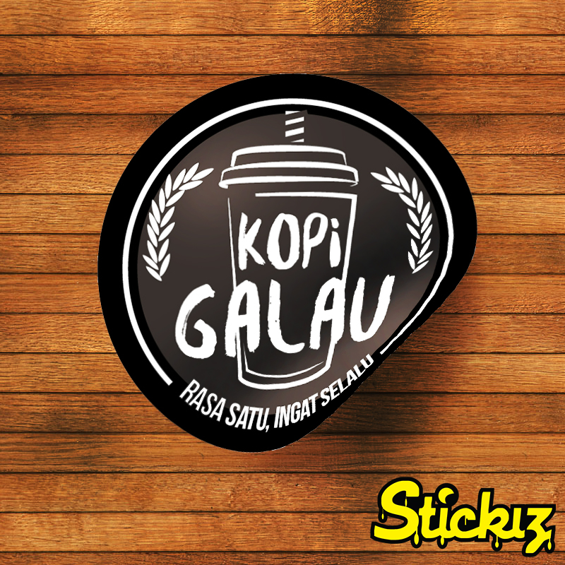 Stickiz Blog: Sticker Design Untuk Penggemar Kopi Galau