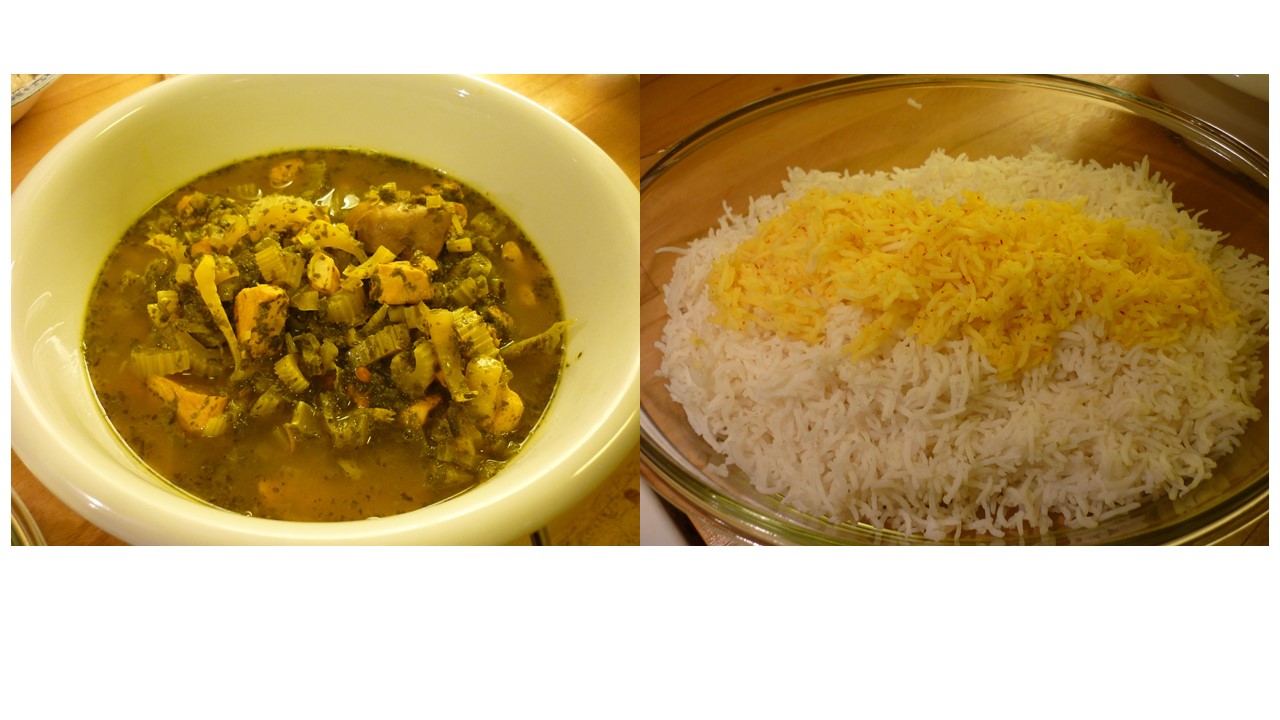 ABC i Persisk mat : Khoreshte Karafs (Sellerigryta) (Cellery stew)
