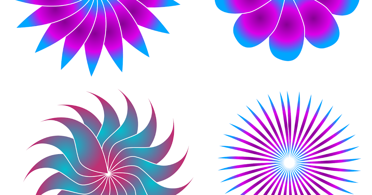 pngroad: Geometric Folower Designs png