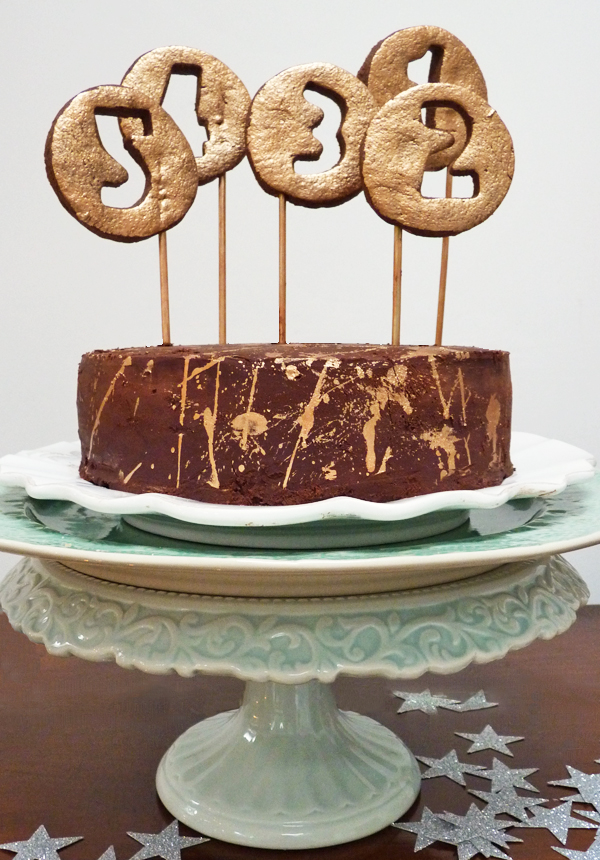 Amelie's House: How to decorate your New Year's Eve cake