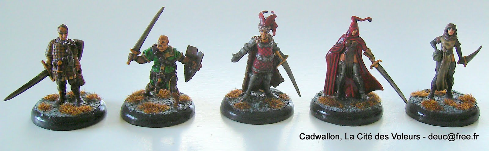 3D Board Games And Miniatures: Cadwallon - Défi Peinture, le final