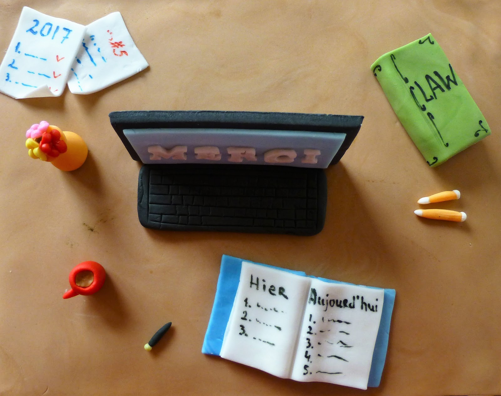 CakeSophia: Office desk cake