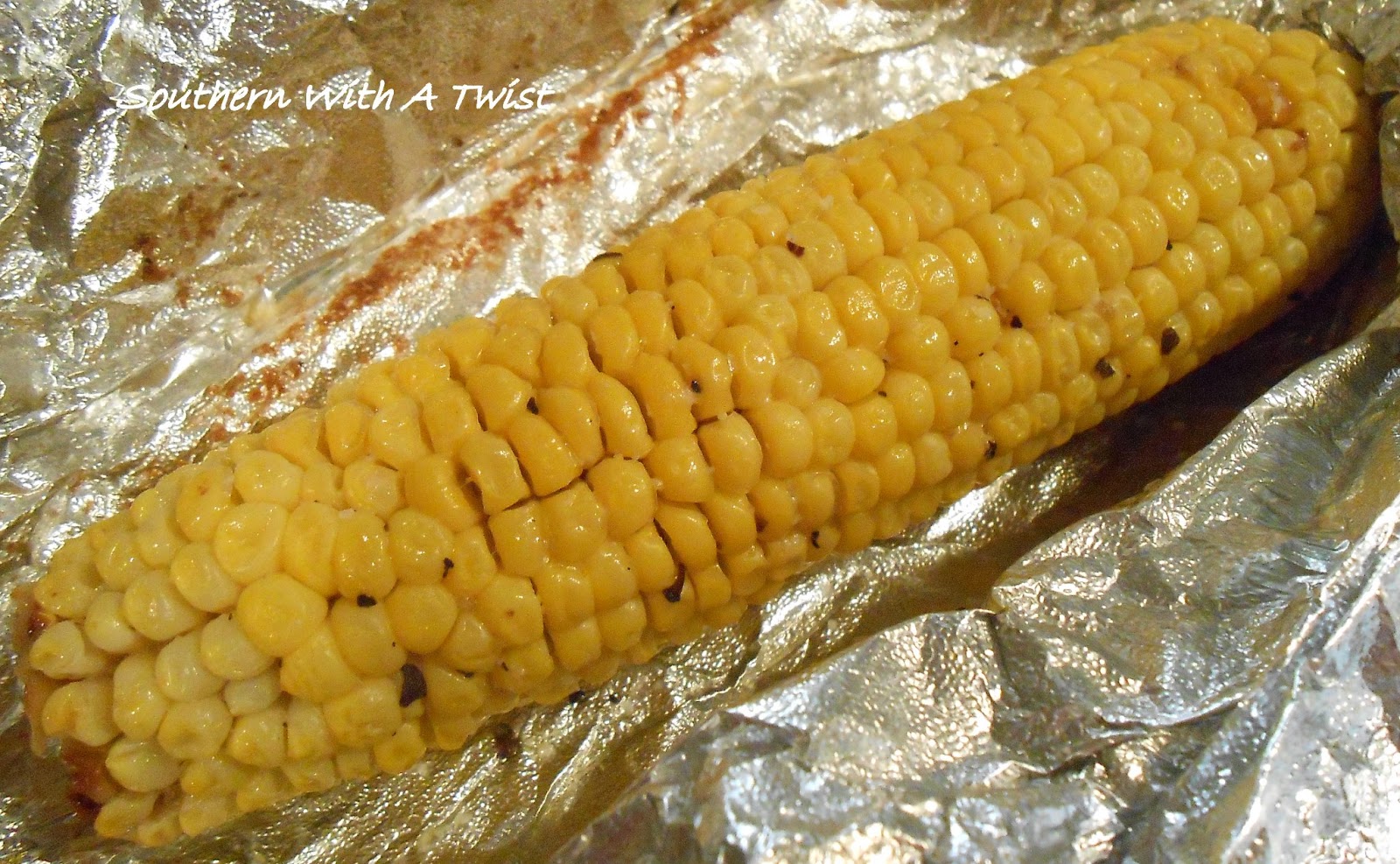 Southern With A Twist: Oven Roasted Corn on the Cob