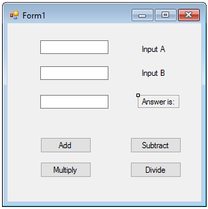 How to create a calculator in Visual Basic.