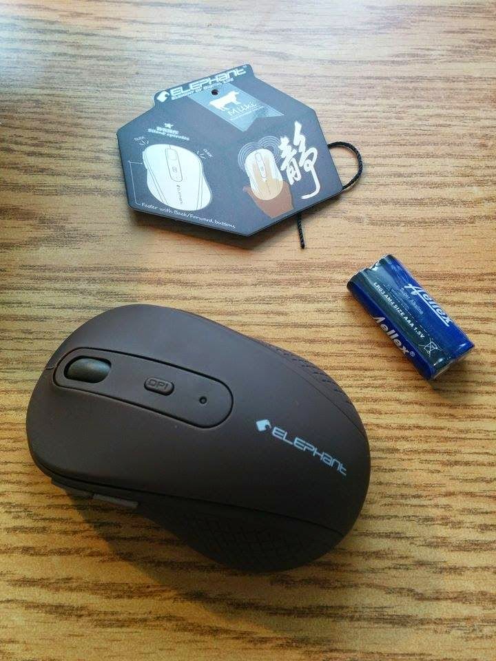 penguwinn: Review: Elephant Milki Blue Track Wireless Laser Mouse (ELE ...
