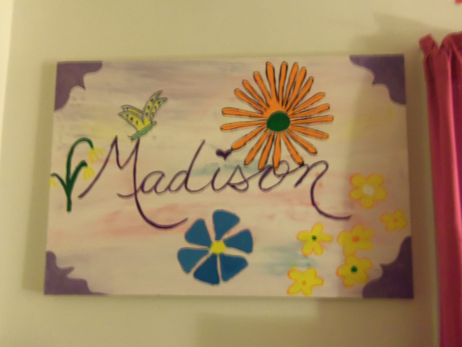 Mommy the Teacher: DIY Name Art for Child's Room