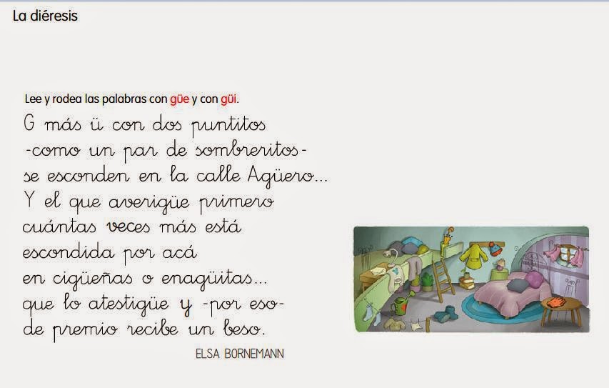 FUERTEMIMOPLATA (el blog de 1º de Primaria): LA DIÉRESIS GÜE-GÜI
