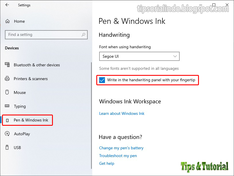 Cara Mengaktifkan dan Menggunakan Handwriting Input di Windows 10 ...