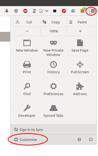 Disable Autohide Menu Bar On Firefox