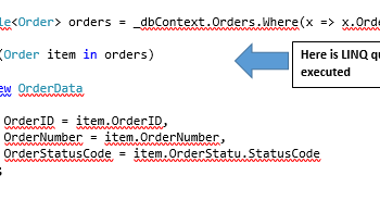 Developer Points: Deferred Execution vs Immediate Execution of LINQ Query