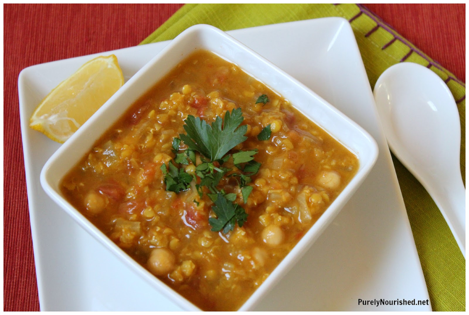 Purely Nourished: Super Soup Sunday Kickoff- Marrakesh Express Red ...