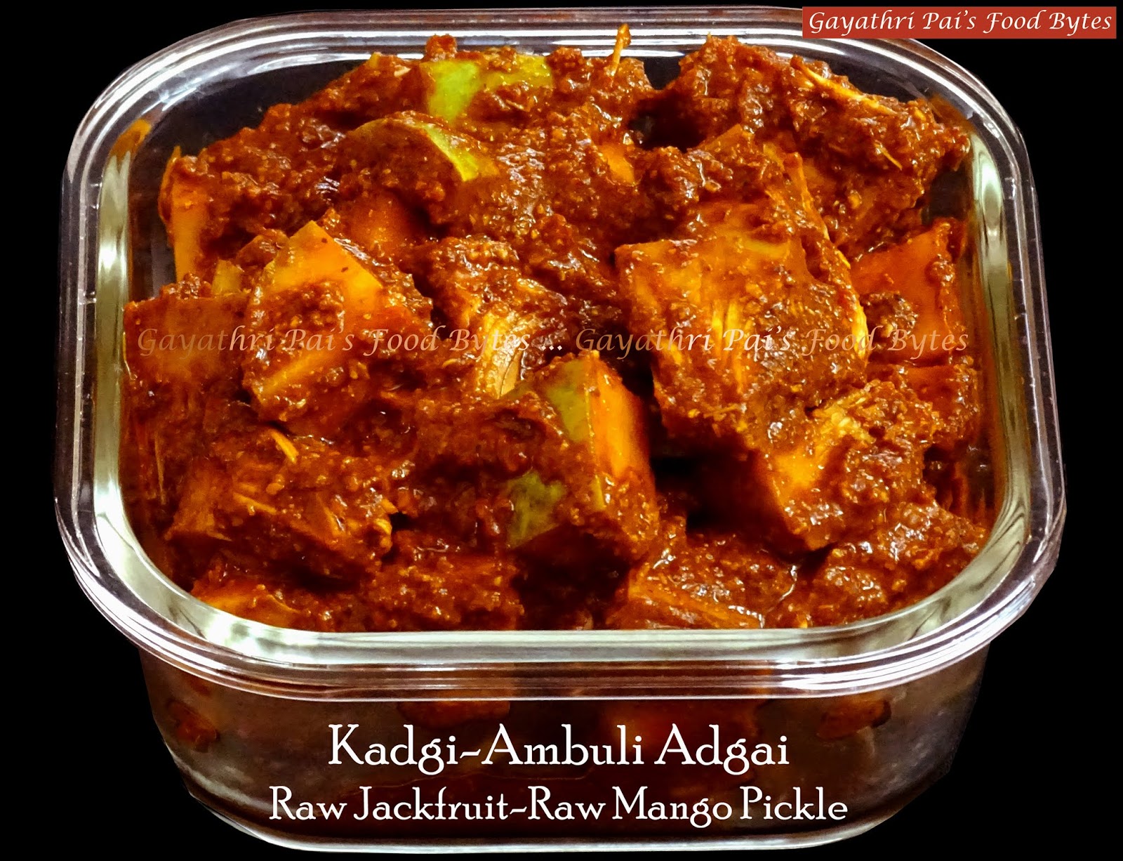 Gayathri Pai's Food Bytes: Tarni Kadgi-Ambuli Adgai/ Tender Raw ...