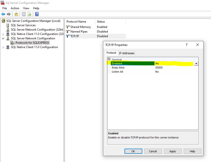 rashid jorvee blog: How to configure server to listen TCP/IP port on ...