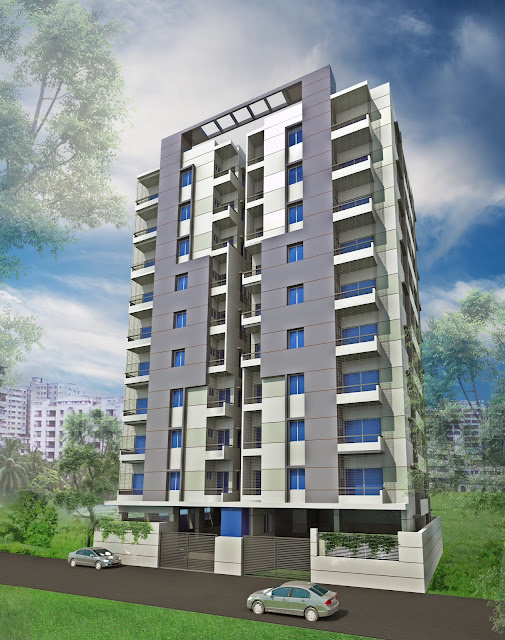 PROPOSED 1B +10 (TEN ) STORIED RESIDENTIAL BUILDING