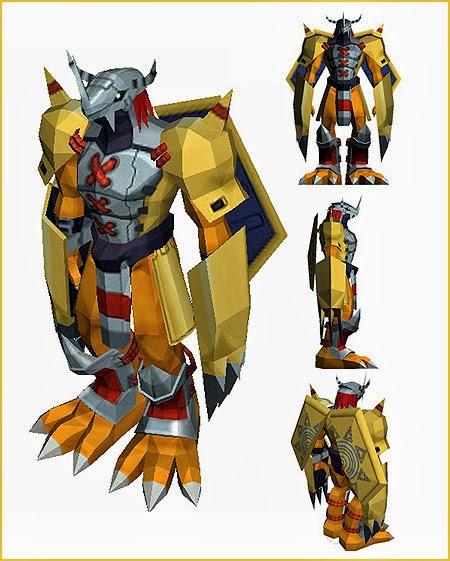 Papercraft - Digimon WarGreymon - Papercraft4u | Free Papercrafts ...
