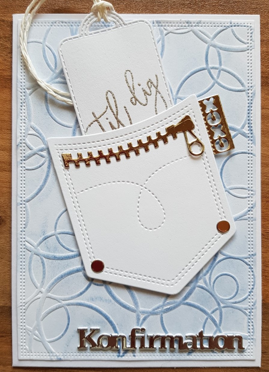 Troldinden: Konfirmationskort til en dreng.