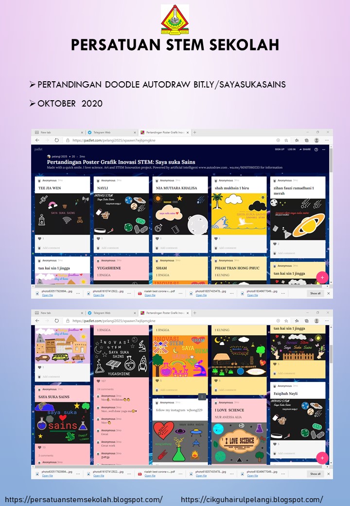 LAPORAN BERGAMBAR PERSATUAN STEM 2020