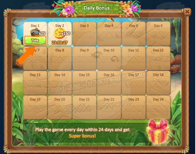 Fans di CityGames Blog: Papaya Summer Farm-Daily Bonus