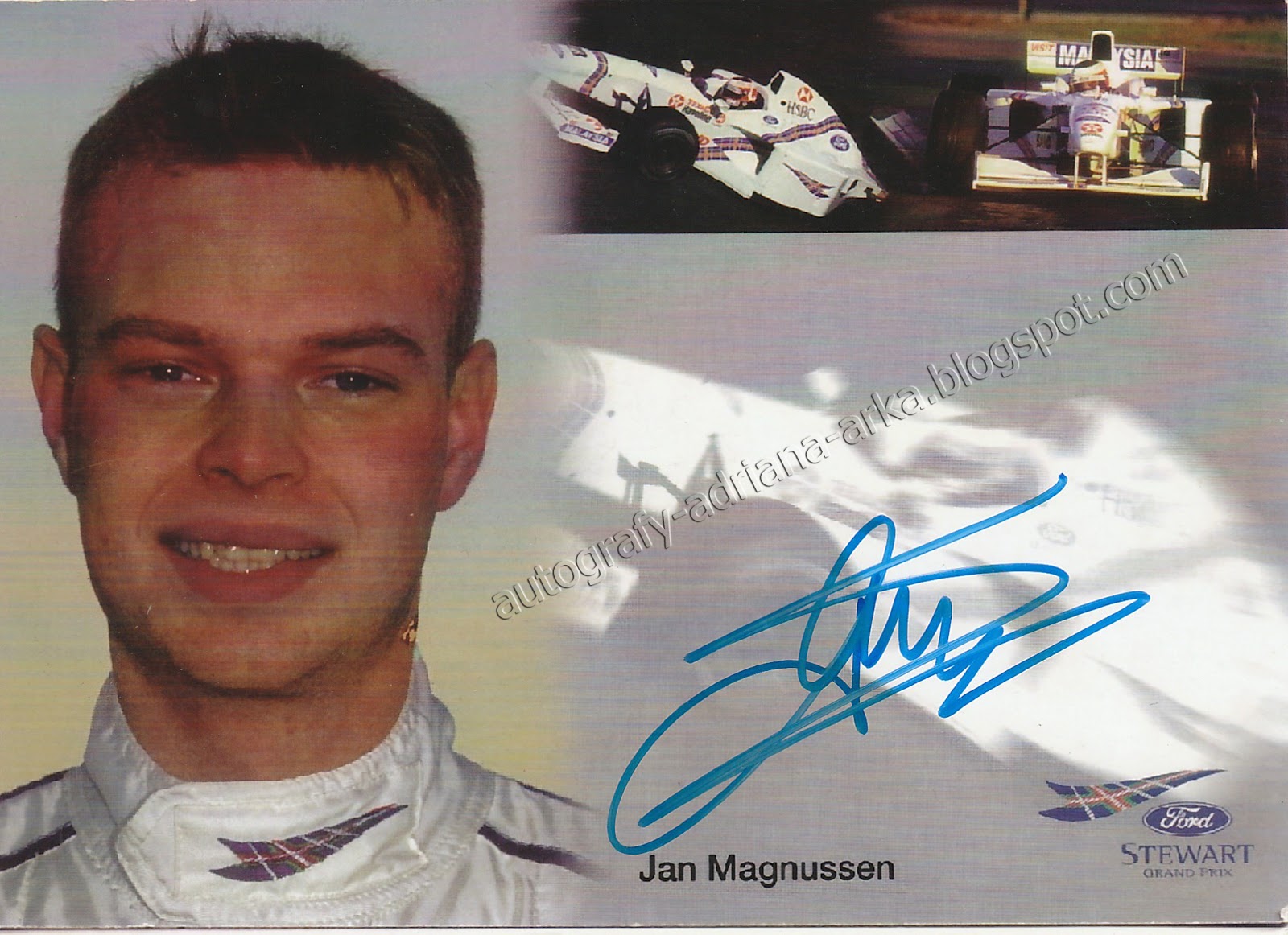 Autographs-F1: Jan MAGNUSSEN