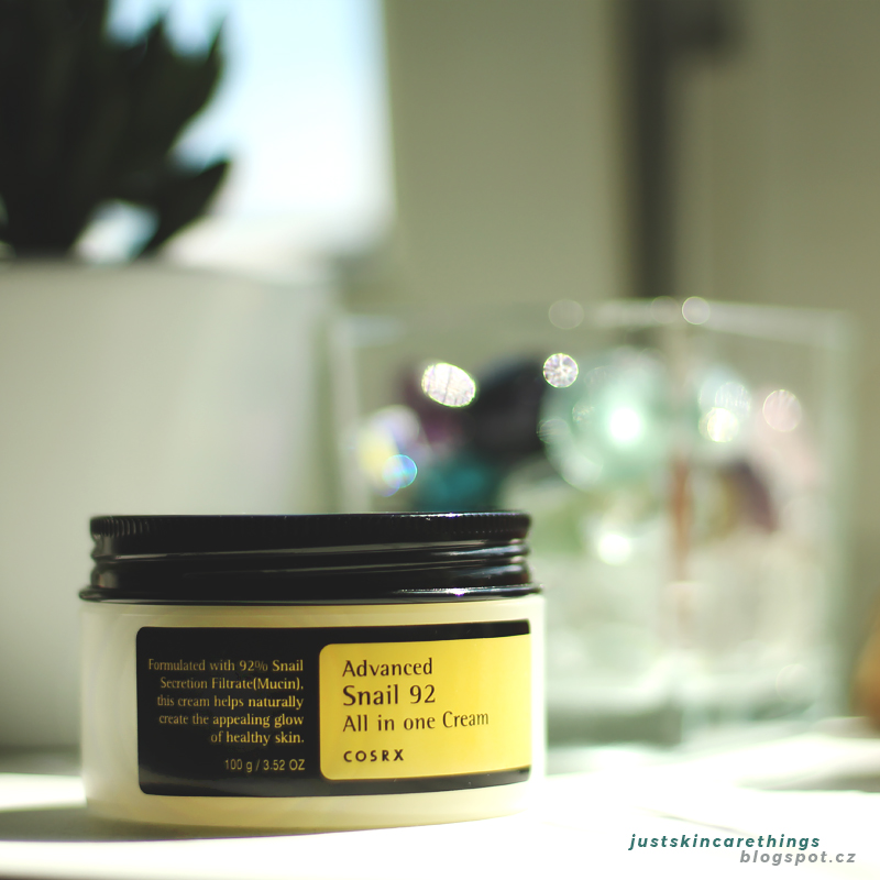 just skincare things: RECENZE: COSRX Advanced Snail 92 All In One Cream