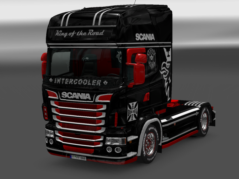 Ostwald Tuning Frankfurt: Individual Stripes Skin for RJL SCANIA R (Multi)