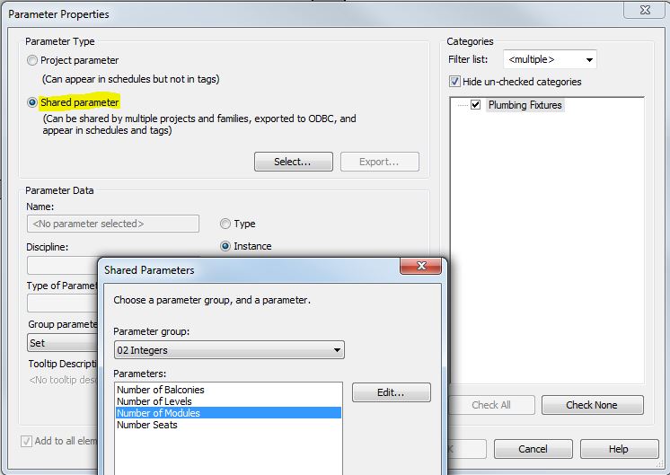 RevitCat: Shared Parameters in Revit View Filters