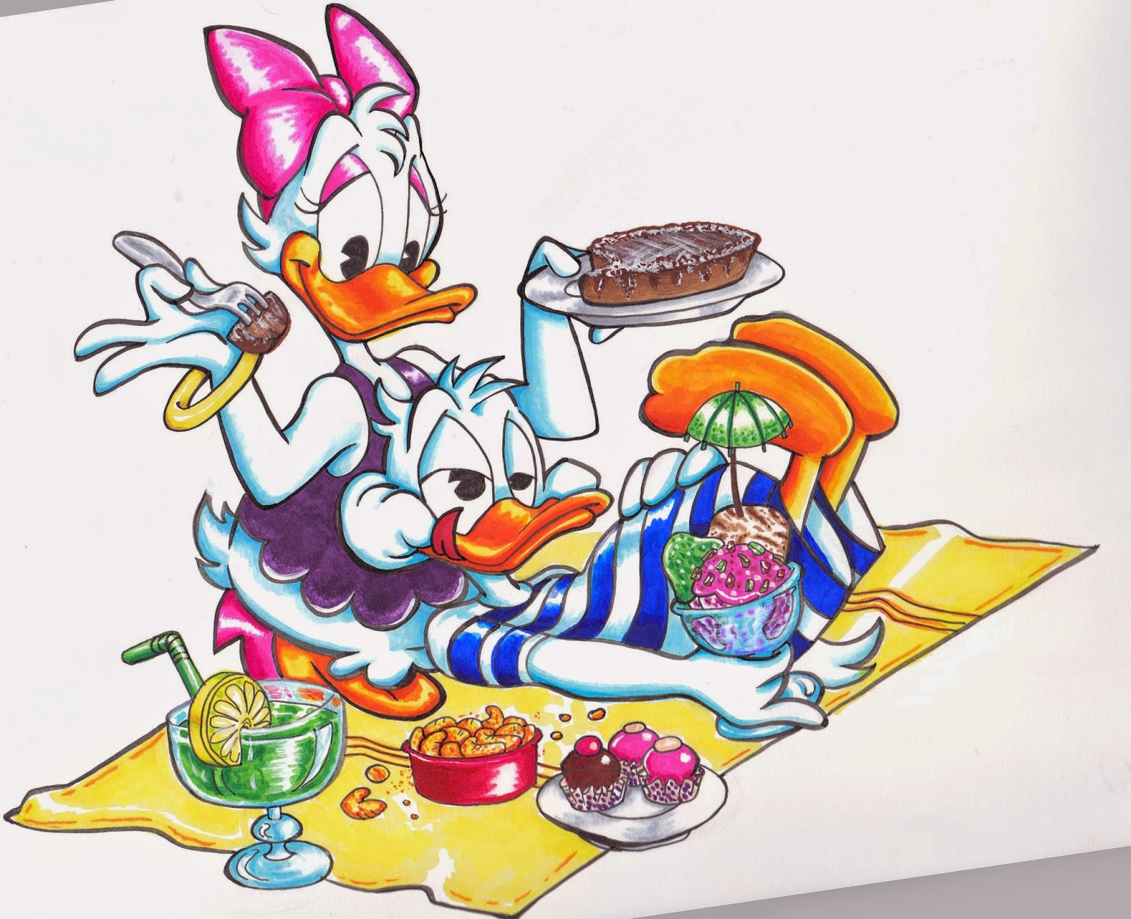 Disney HD Wallpapers: Daisy And Donald Duck HD Wallpapers