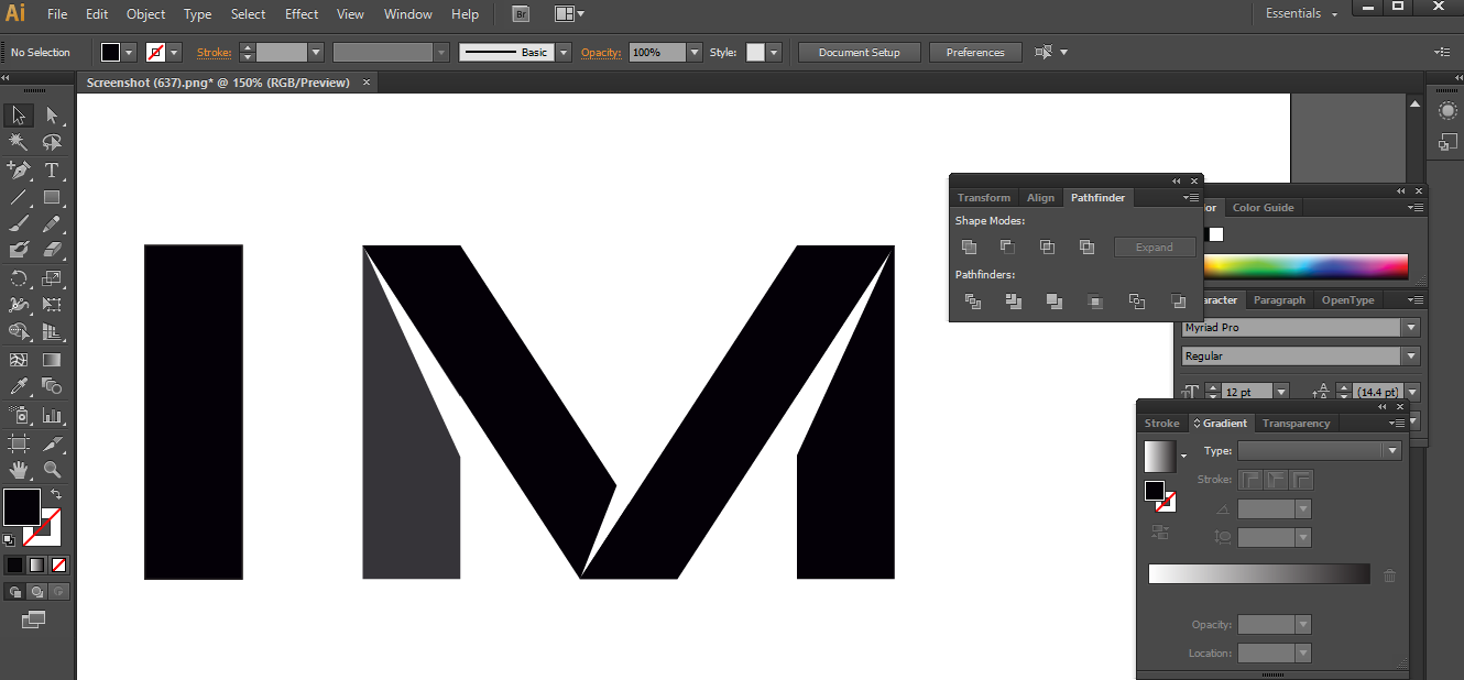 How to Create Folded Logo Design - Photoshop Photo Editing | Image ...