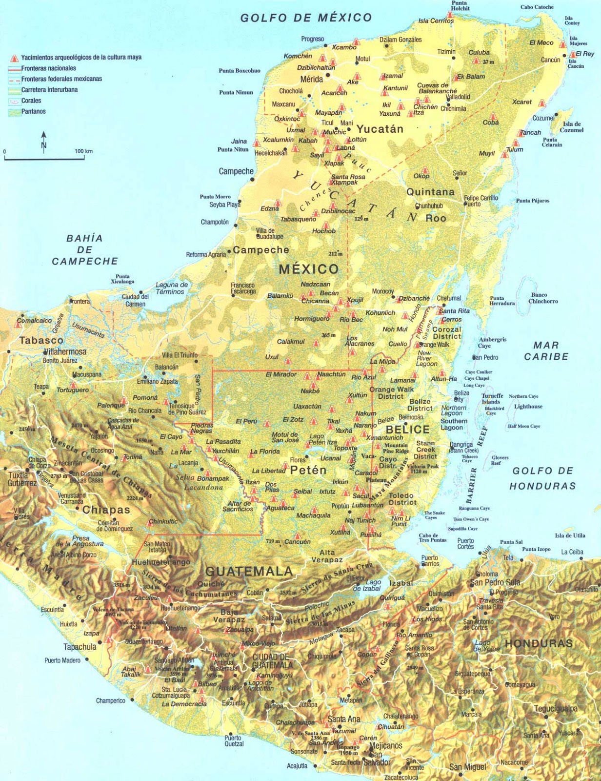 Ancient maya civilization map - bastatransfer