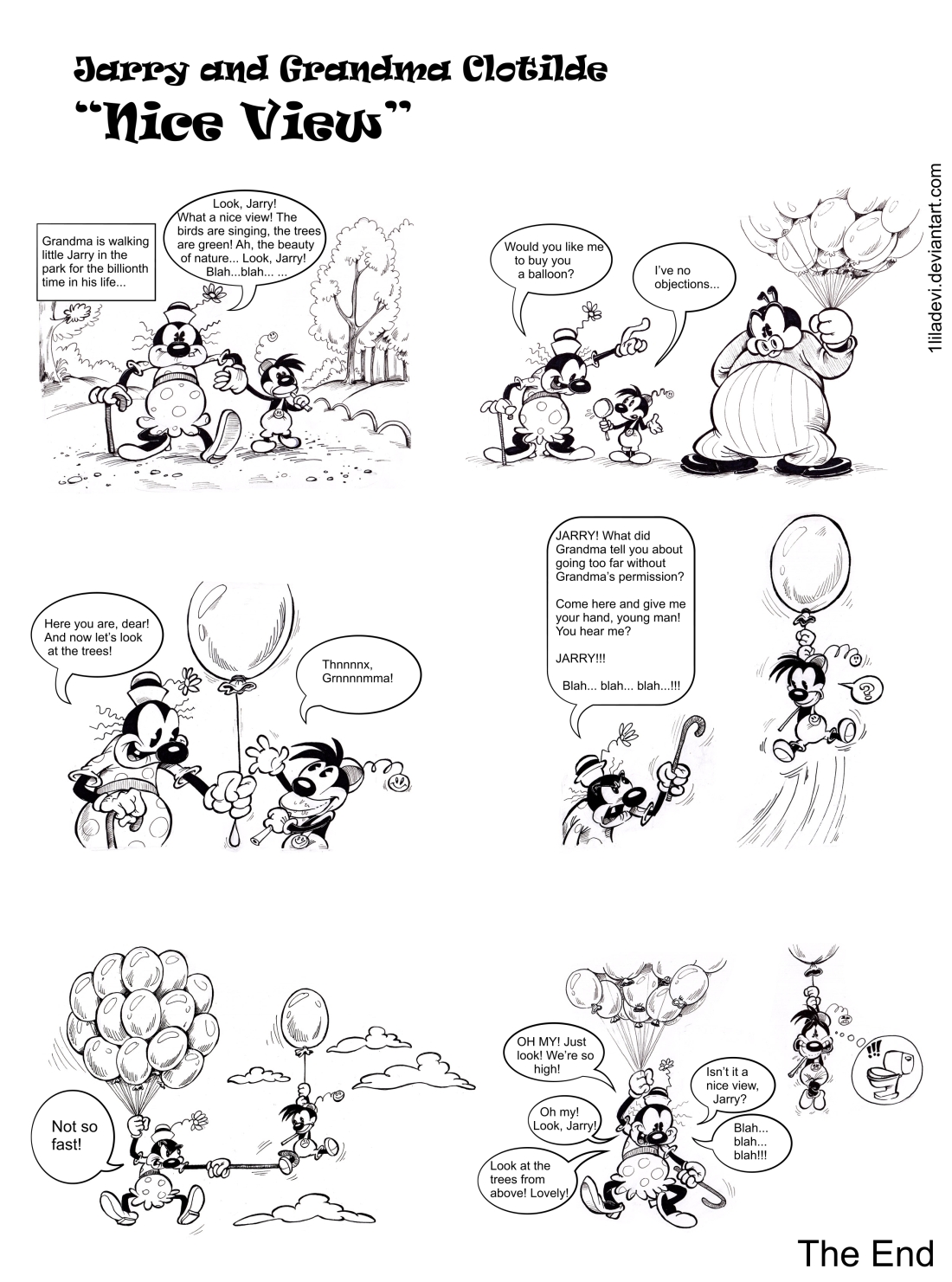 ...my comics...: Jarry Restless, a typical cartoon character...