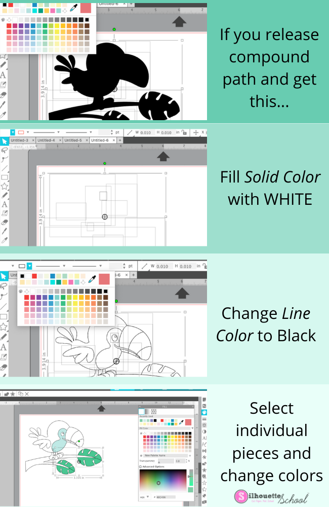 How to Change Colors in Silhouette Studio - Silhouette School