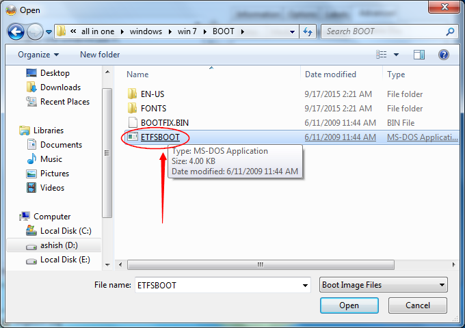computer tech tricks: How to make bootable iso files of windows 7