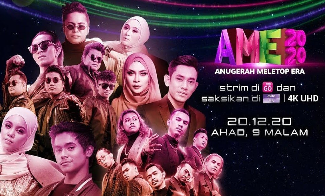Senarai Pemenang Anugerah Meletop ERA 2020 Di Astro Ria HD 104