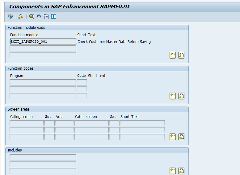 SAP for Abapers: Enhancement in XD01 validating some field