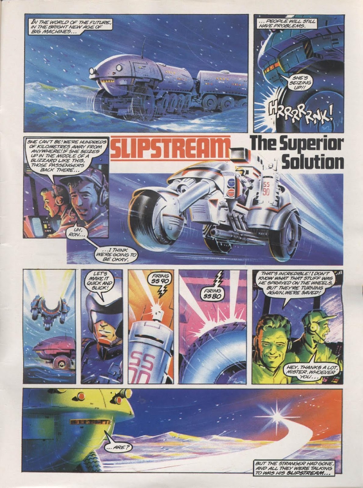 STARLOGGED - GEEK MEDIA AGAIN: 1983: SLIPSTREAM LUBRICANT in MARVEL UK ...
