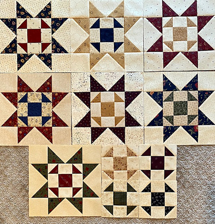 Kansas Troubles Quilters: Star Cluster Quilt-a-Long