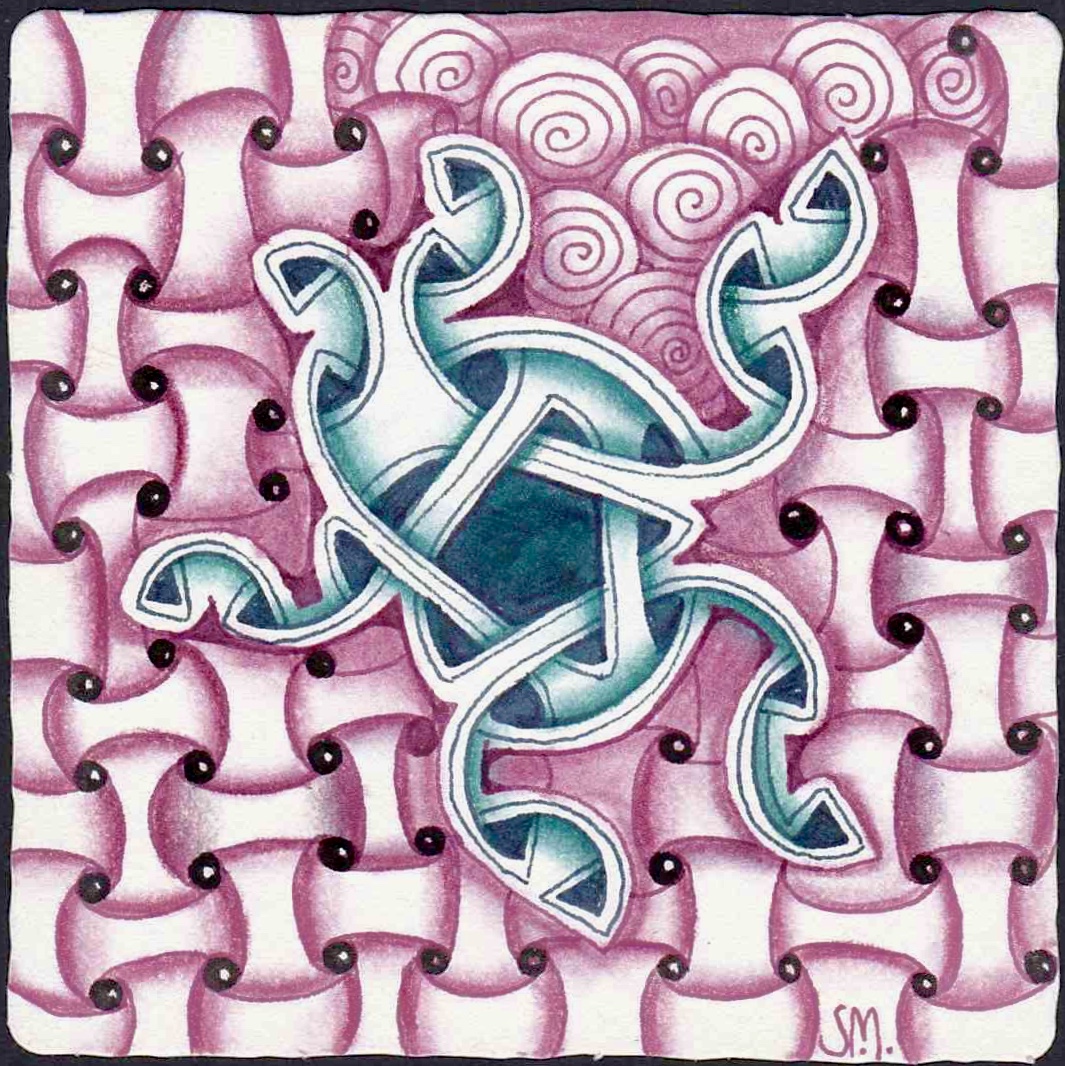 SimTangle : Opus with Labyrinth and other Zentangle Classes