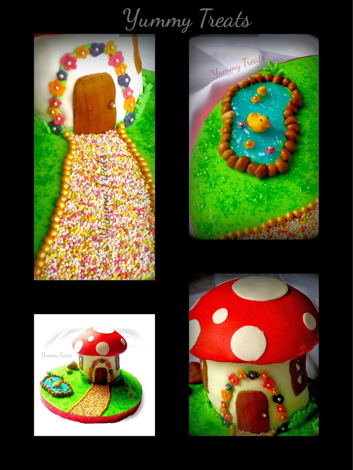 YUMMY TREATS: Toadstool / Mushroom Themed Birthday Cake