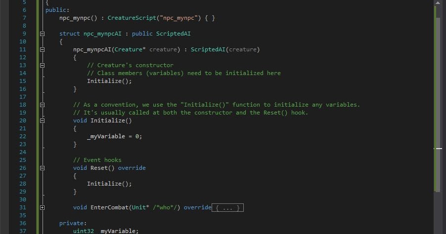 Developer's Den: Core Scripting: Code Structure and Coding Conventions