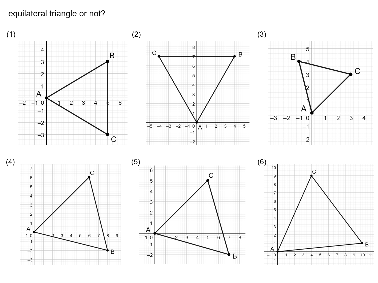 MEDIAN Don Steward mathematics teaching: grid triangles and pythagoras