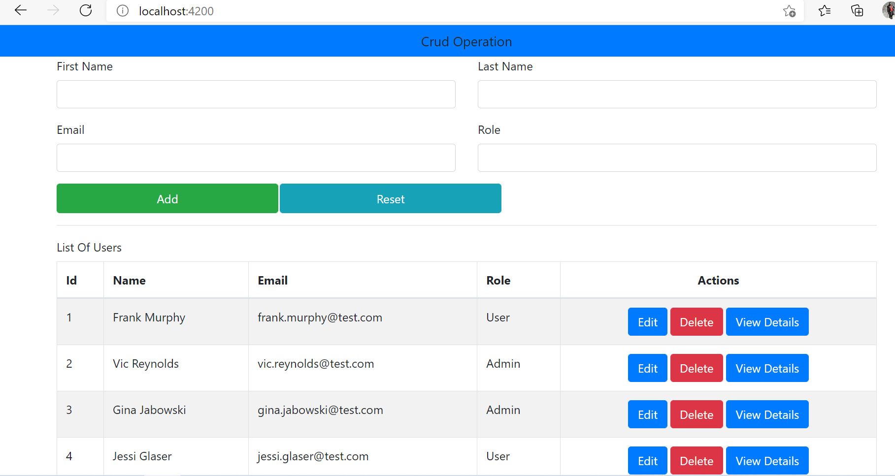 Being_Pankaj: Crud Operation on Static Data