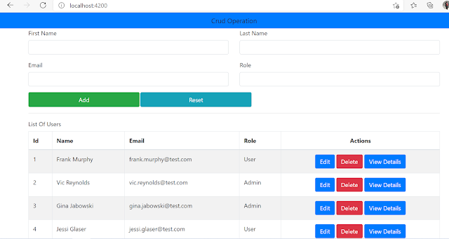 Being_Pankaj: Crud Operation on Static Data