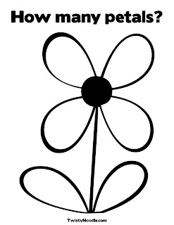 Flower Petals Coloring Pages - Flower Coloring Page