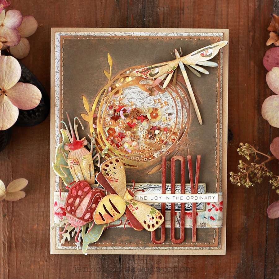 FUNKY INSECTS SHAKER CARD - TIM HOLTZ SIZZIX CHAPTER 2 RELEASE - In My ...