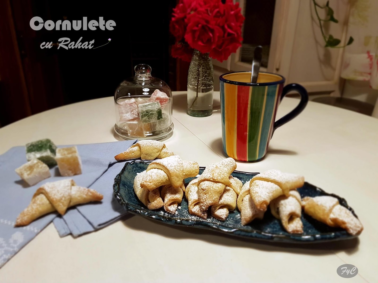 FresayCanela: Cornulete cu Rahat