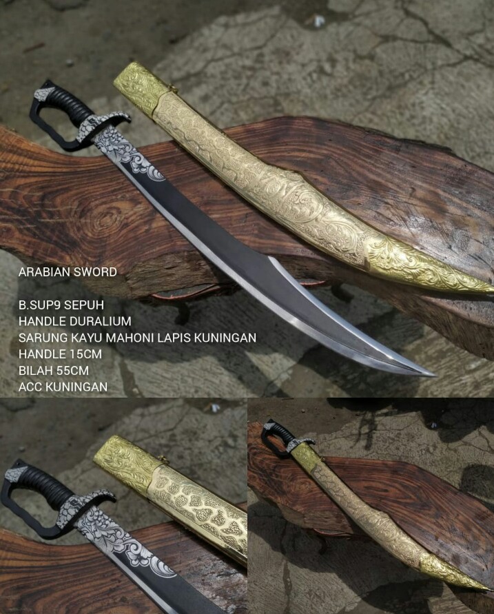 PEDANG ARABIAN SWORD - viki weapon