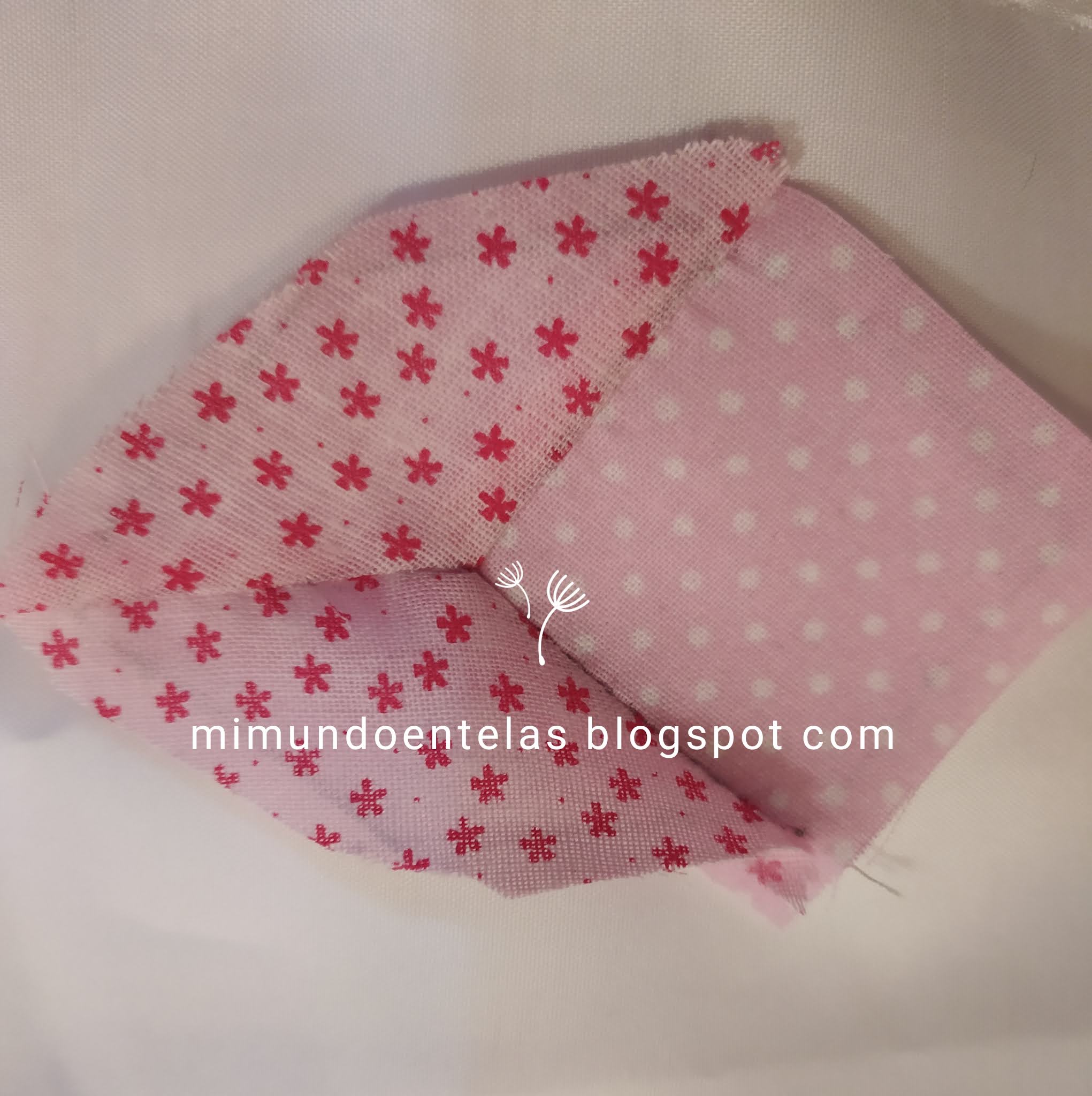 mimundoentelas.com: Patchwork tutorial: Flor de lis
