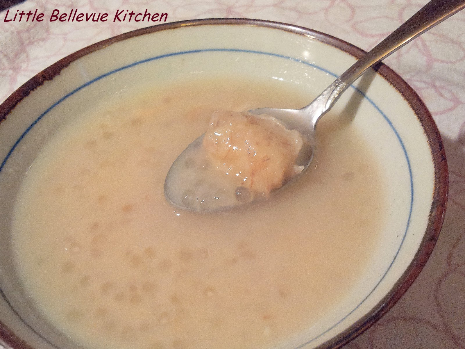 Little Bellevue Kitchen: Taro with Tapioca Pearl Dessert