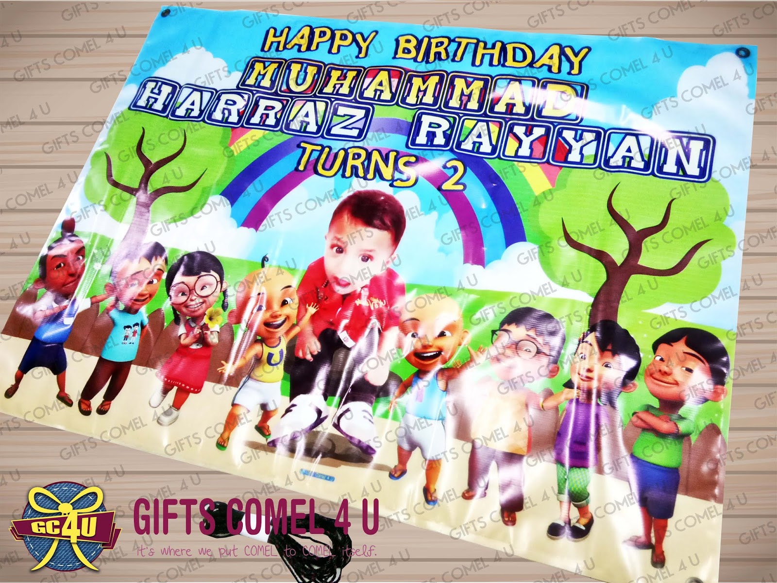 Gifts Comel 4 U: Banner / Backdrop / Bunting