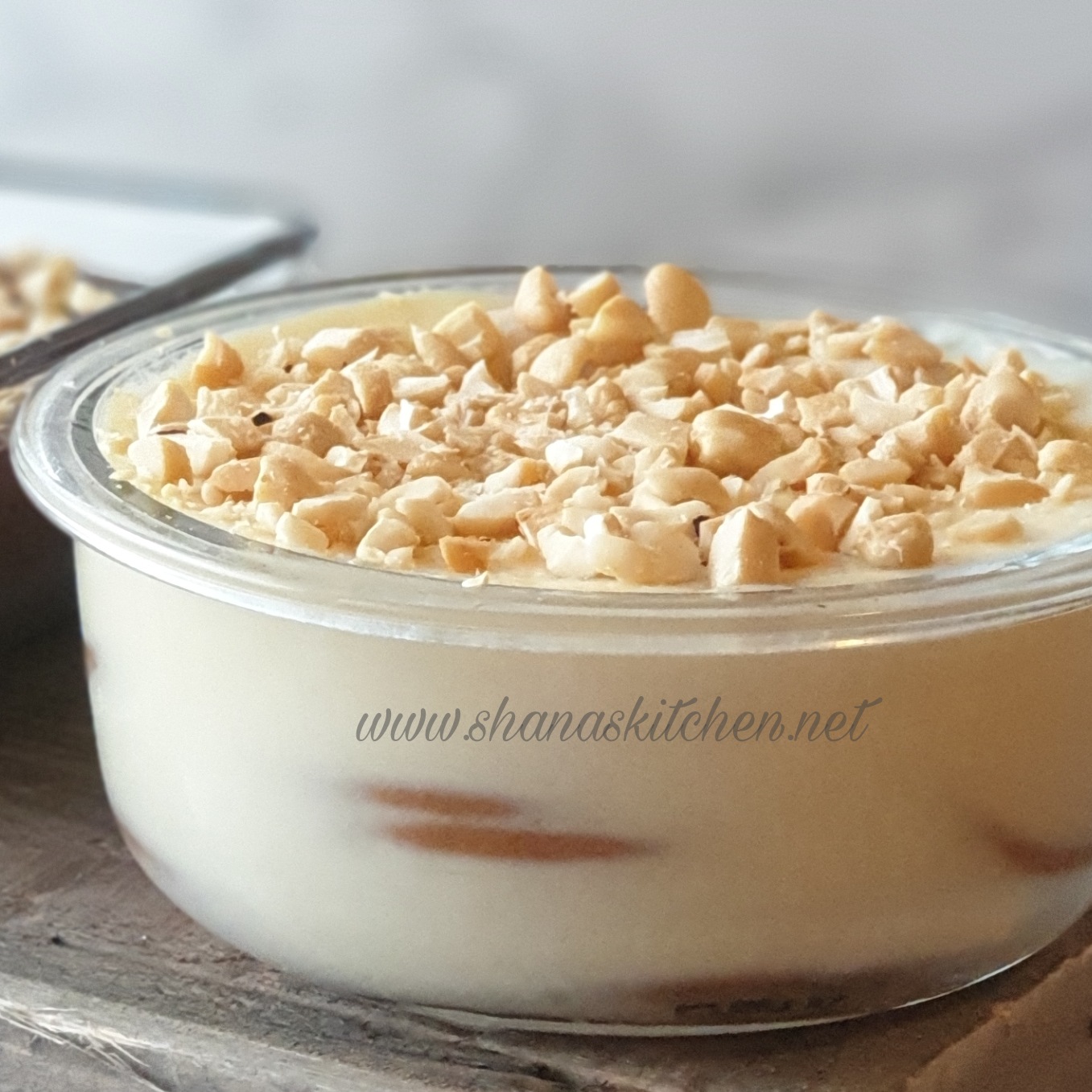 Vanilla Marie Biscuit Pudding - Shana's Kitchen